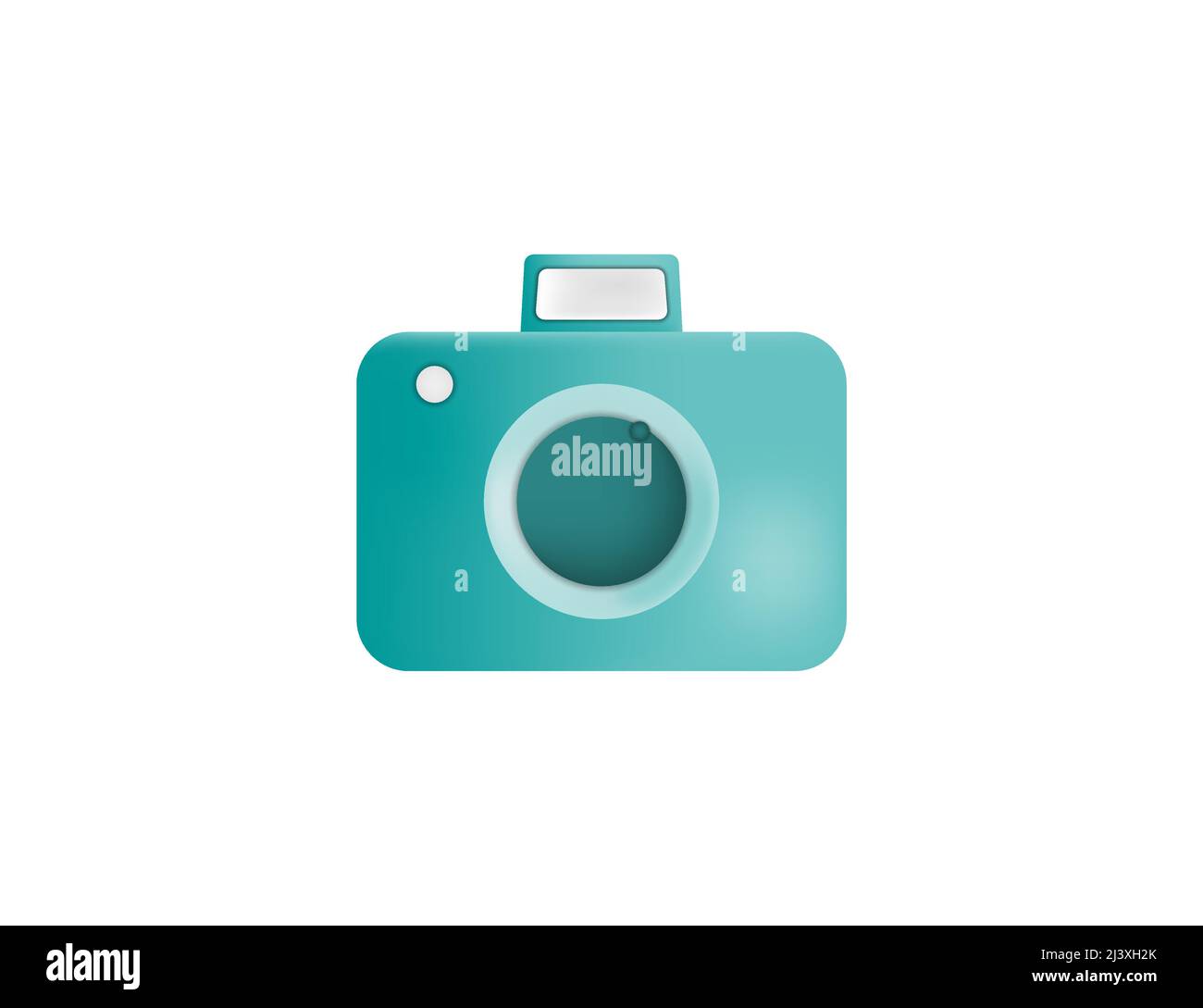 Photo camera. 3d icon. Vector illustration Stock Vector Image & Art - Alamy