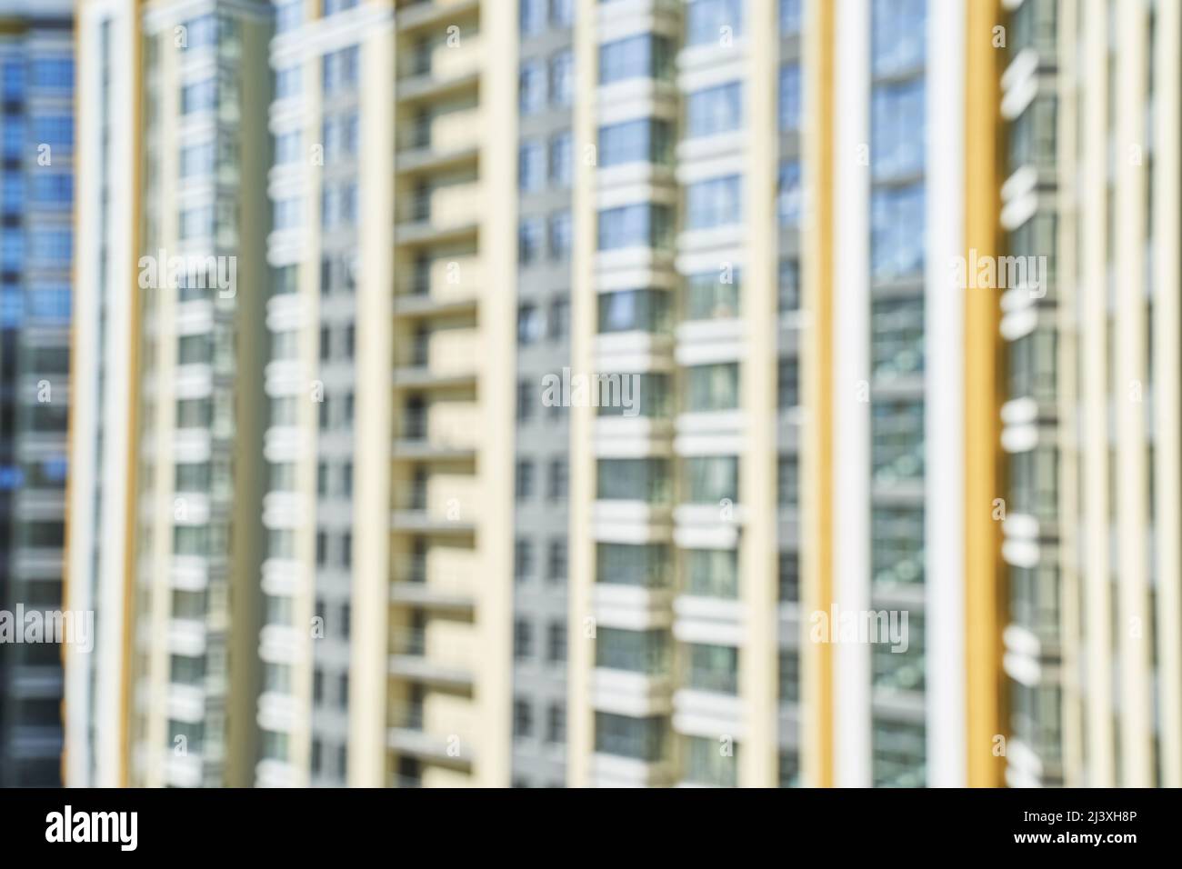 Blur home city background. Retro window style. Skyscraper backdrop ...