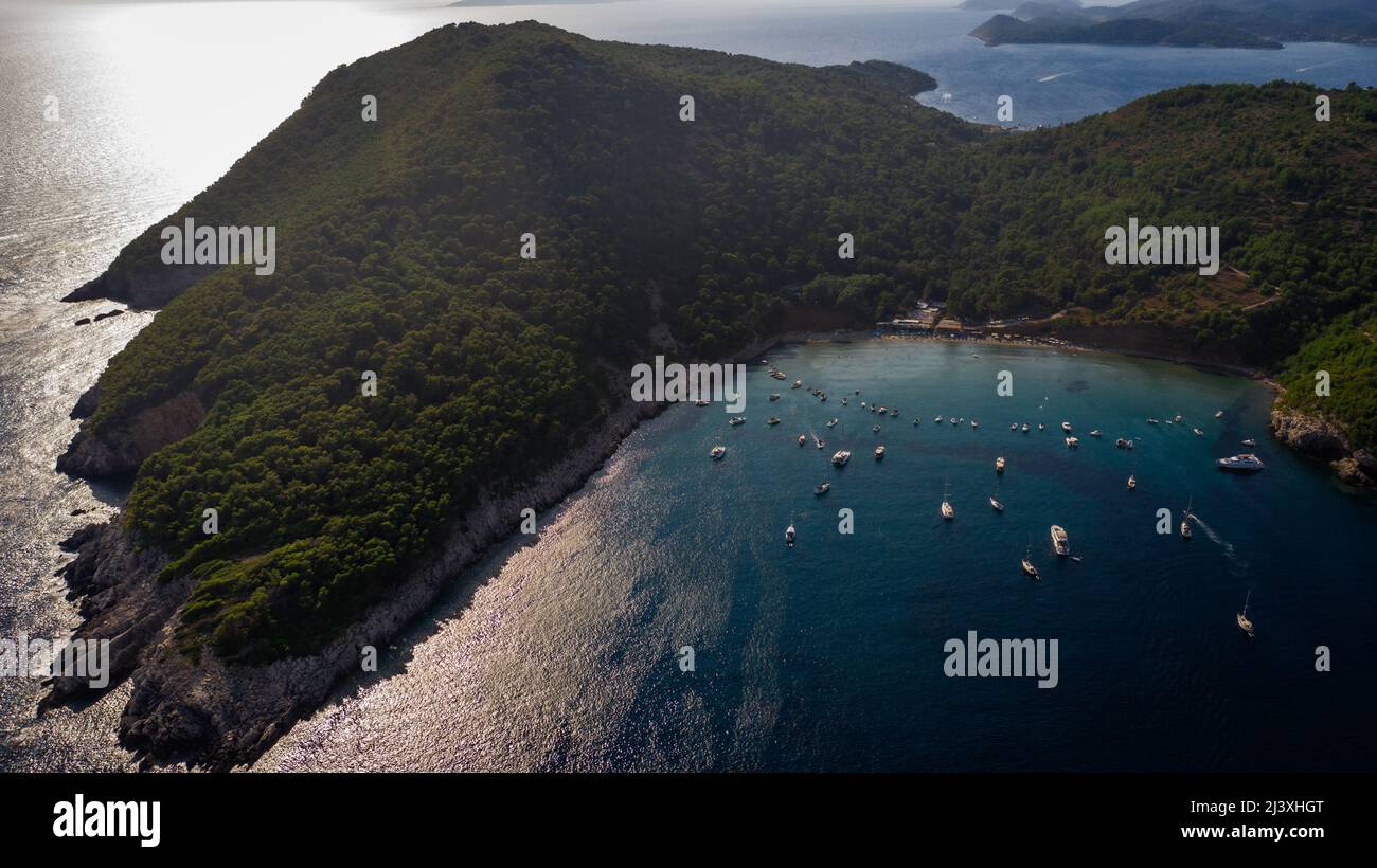 Lopud island beach hi-res stock photography and images - Alamy