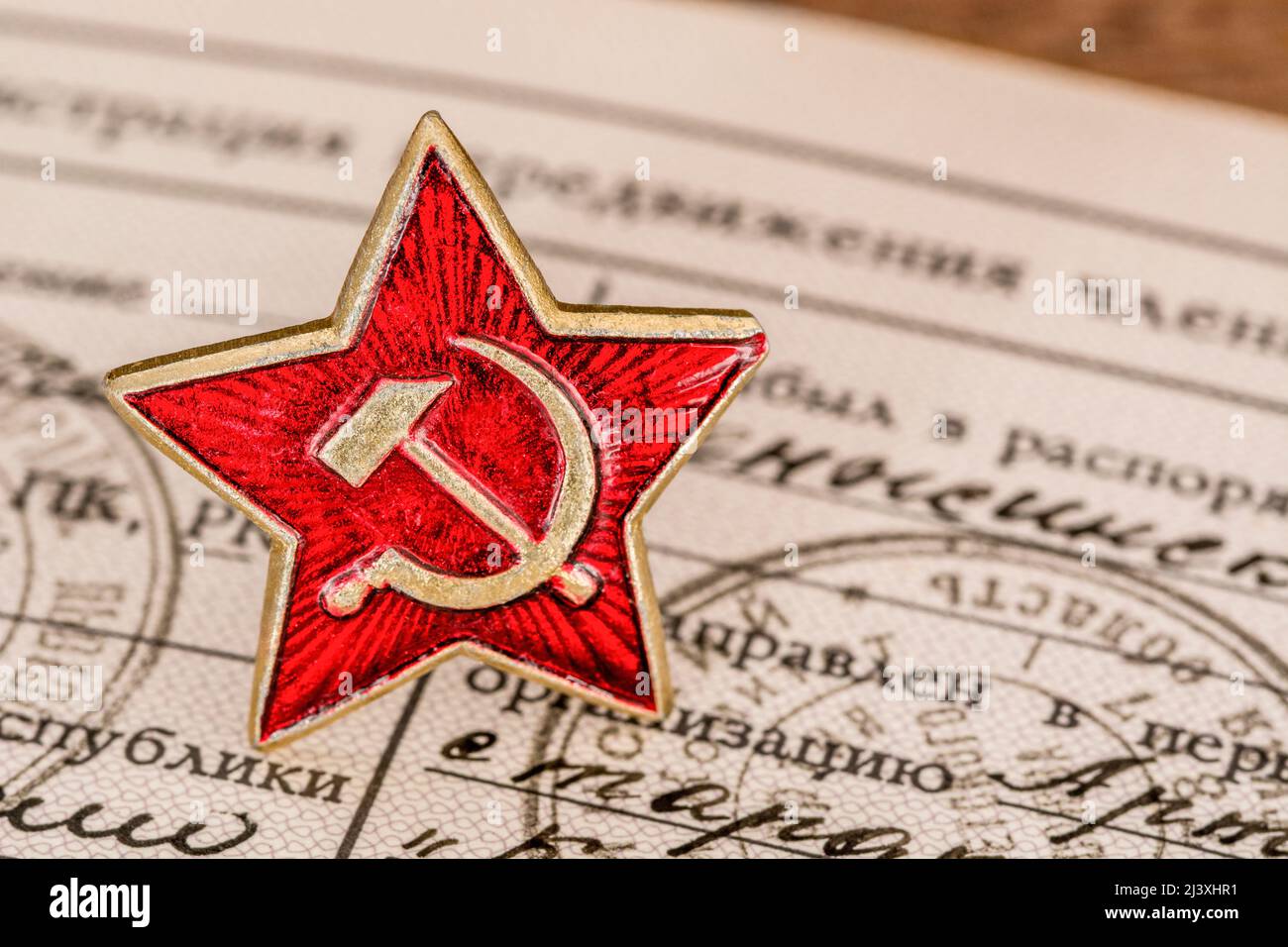 Communist Red Star & Soviet Russia era / Cold War Communist Party ...