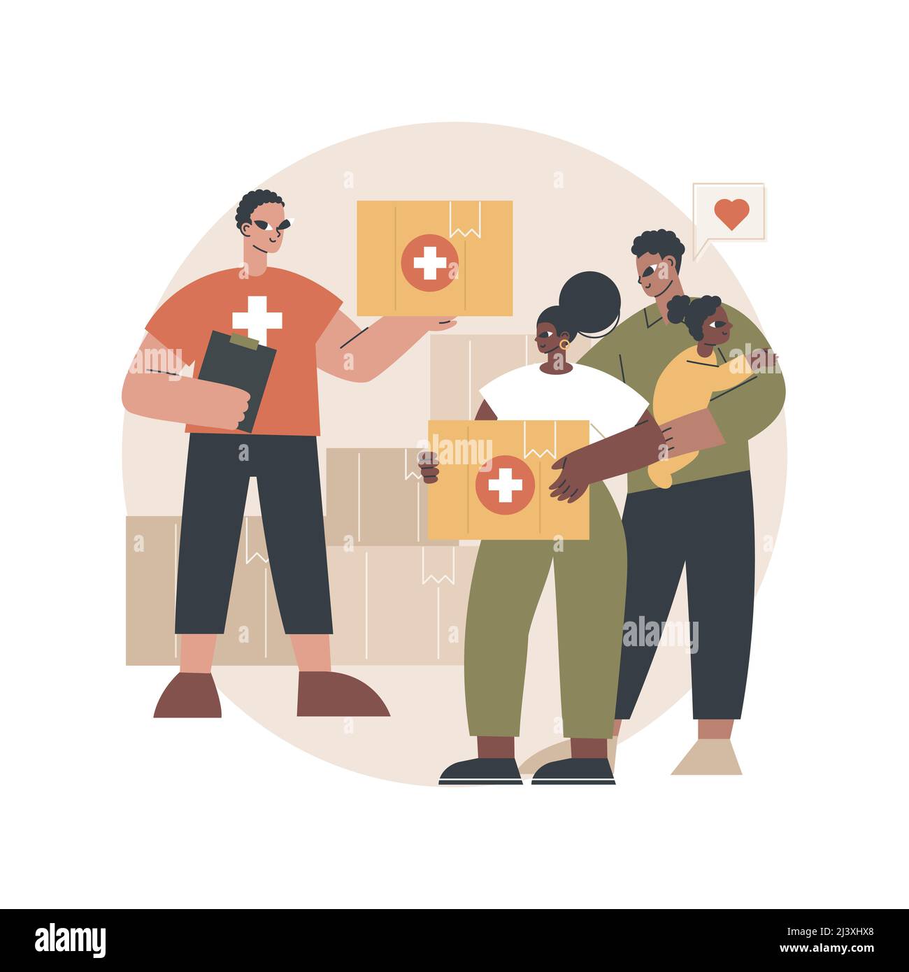 Refugee treatment Stock Vector Images - Alamy