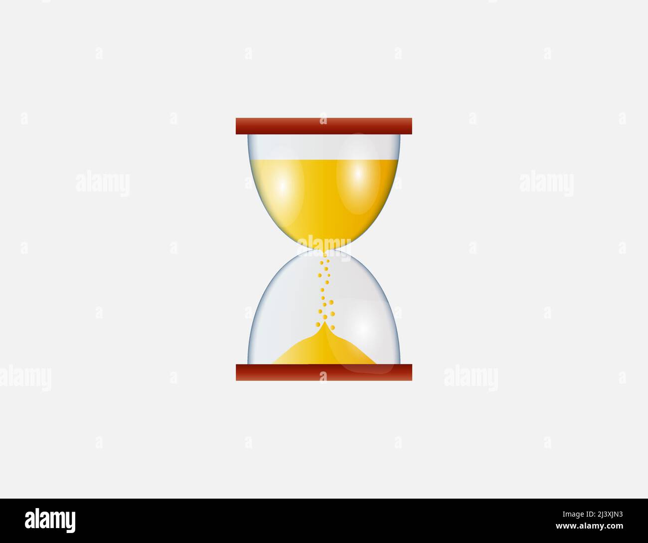 Hourglass, 3d, time icon. Vector illustration Stock Vector Image & Art ...