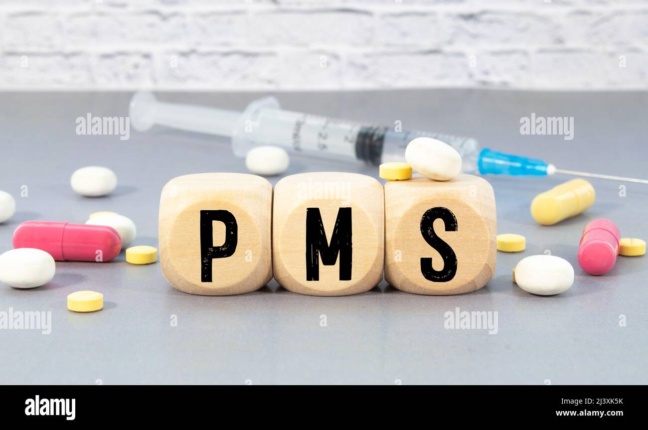 PMS Premenstrual Syndrome acronym on colorful sticky notes Stock Photo ...