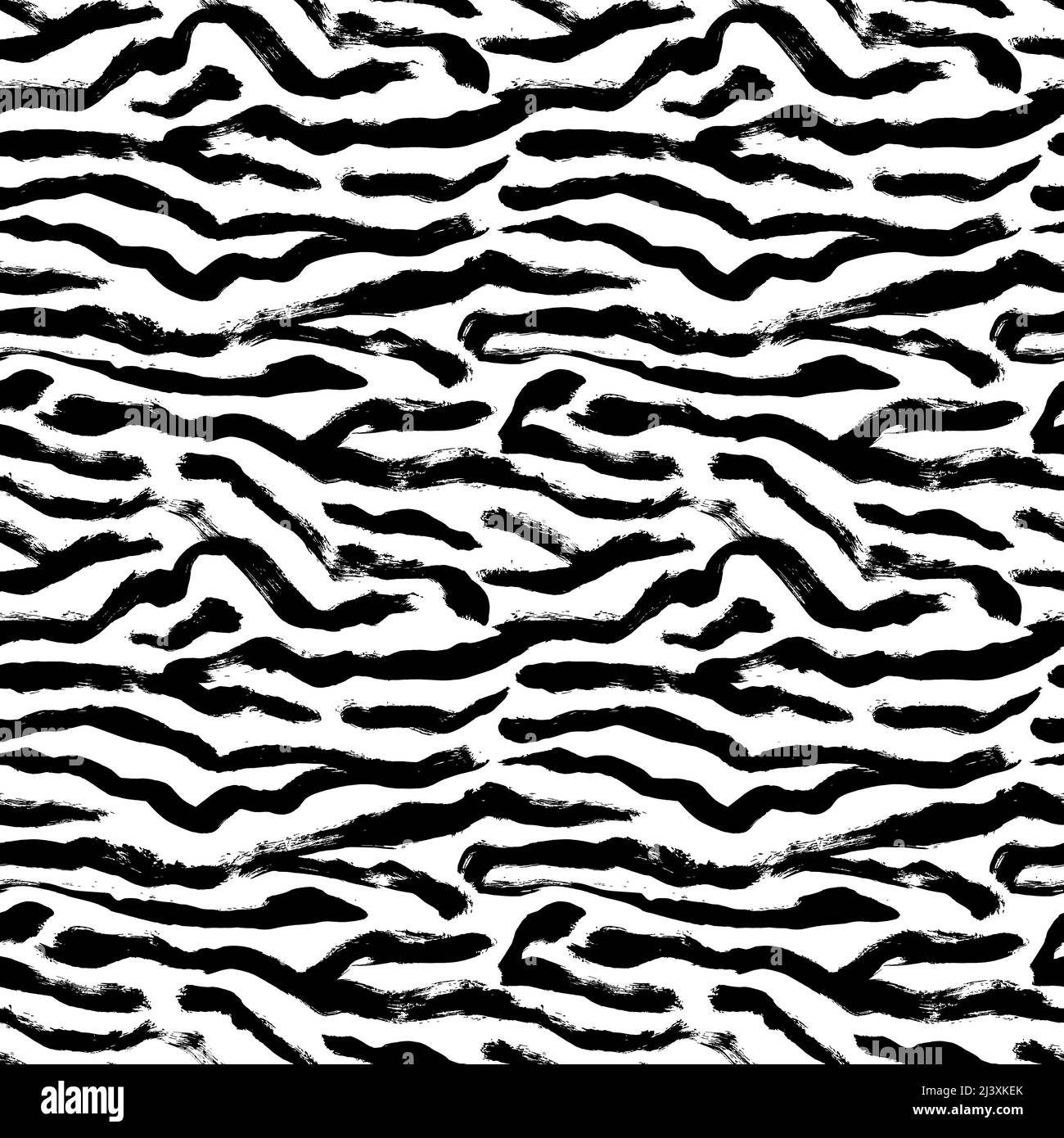 Black and white zebra stripes seamless pattern Stock Vector Image & Art ...