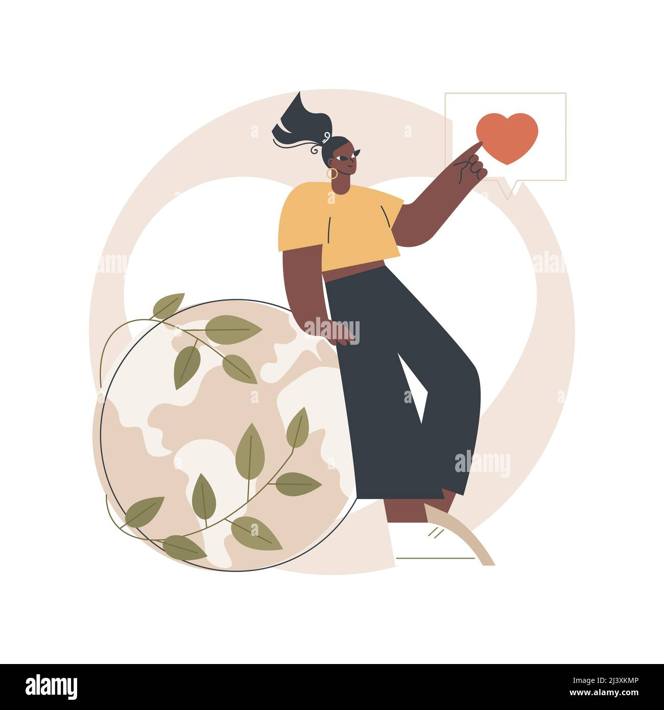 Responsibility abstract concept vector illustration. Managing position ...