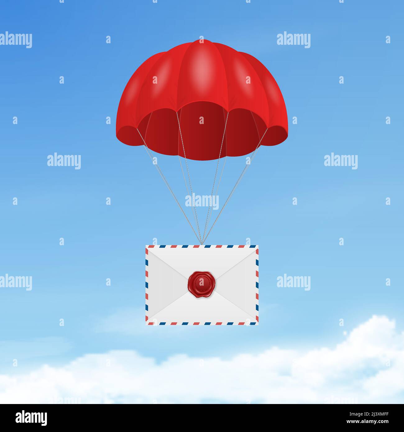 Sky parachutes Stock Vector Images - Alamy