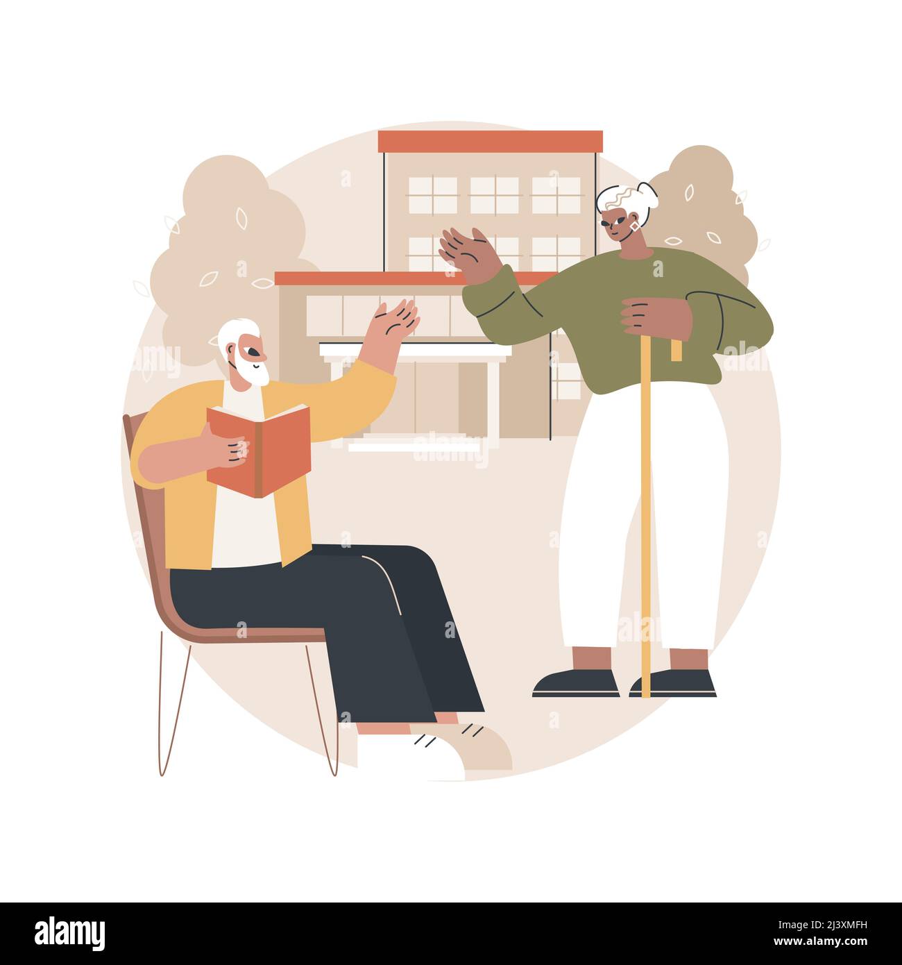 Communities cartoon Cut Out Stock Images & Pictures - Alamy