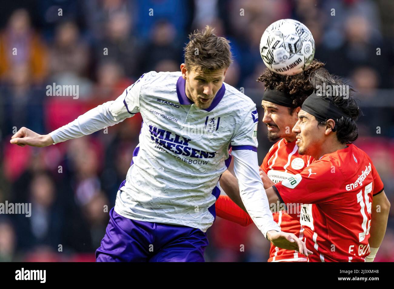 EINDHOVEN, Netherlands, 10-04-2022, football, Philips stadium, Dutch ...
