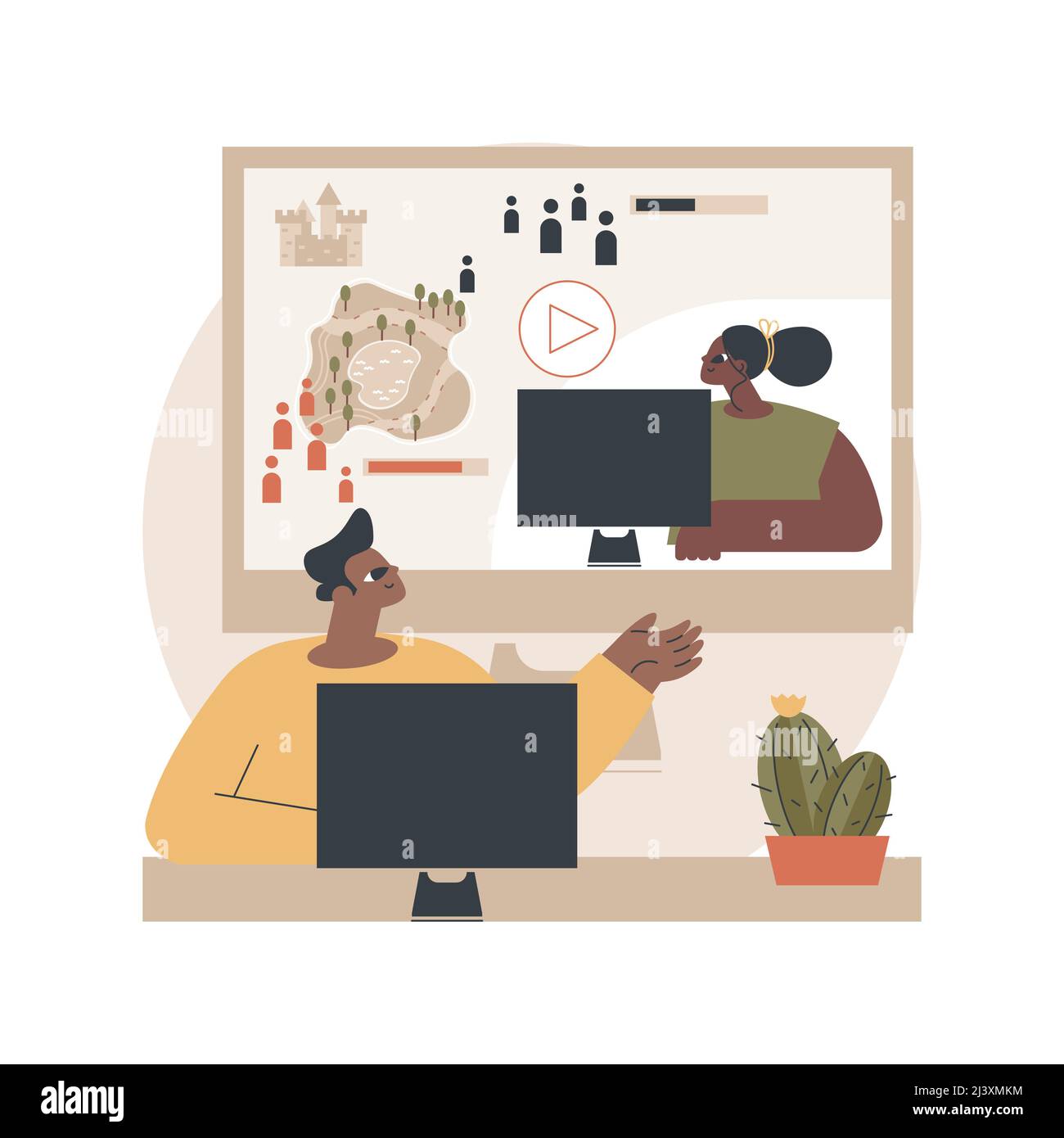 Walkthrough vector vectors hi-res stock photography and images - Alamy