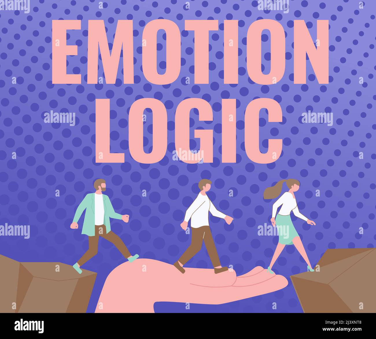 Inspiration showing sign Emotion Logic. Business overview Heart or Brain Soul or Intelligence ...