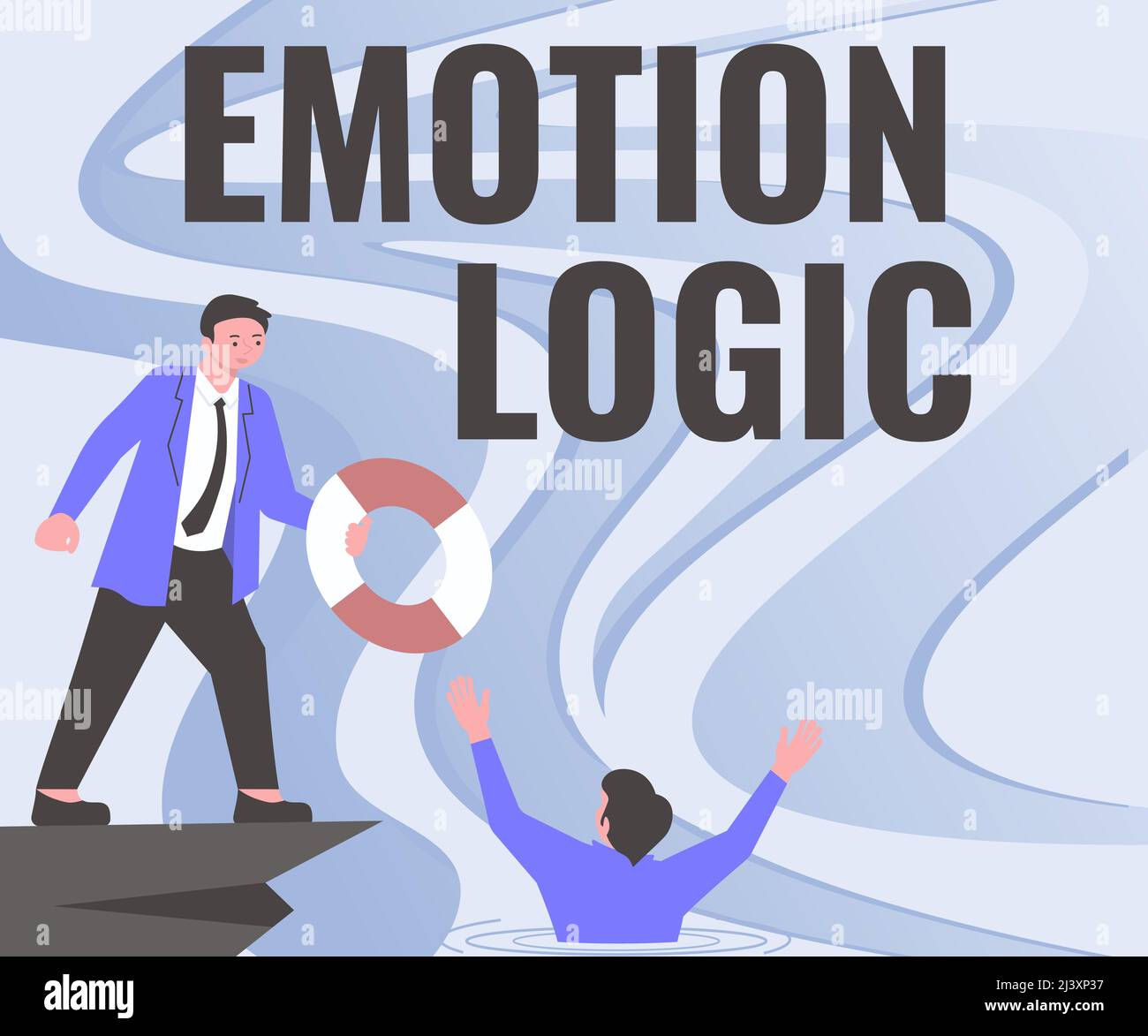 Text sign showing Emotion Logic. Business showcase Heart or Brain Soul or Intelligence Confusion ...