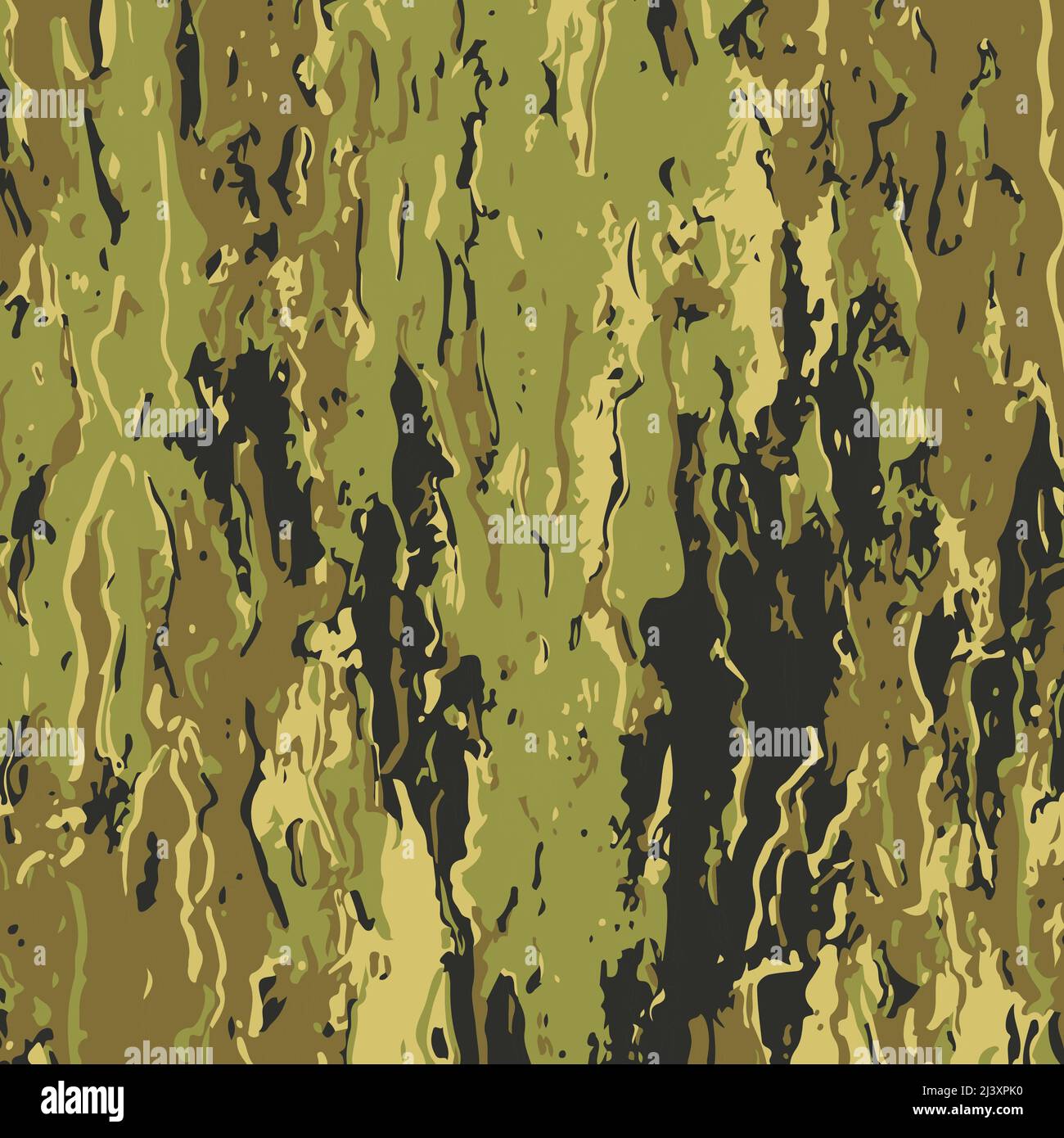 Abstract pattern in green tones imitating military camouflage. Spotted ...