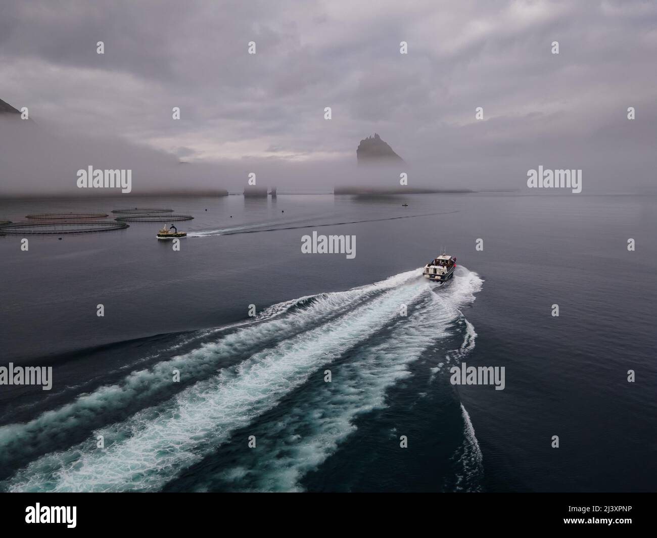 Fishing farm pools faroe islands hi-res stock photography and images ...