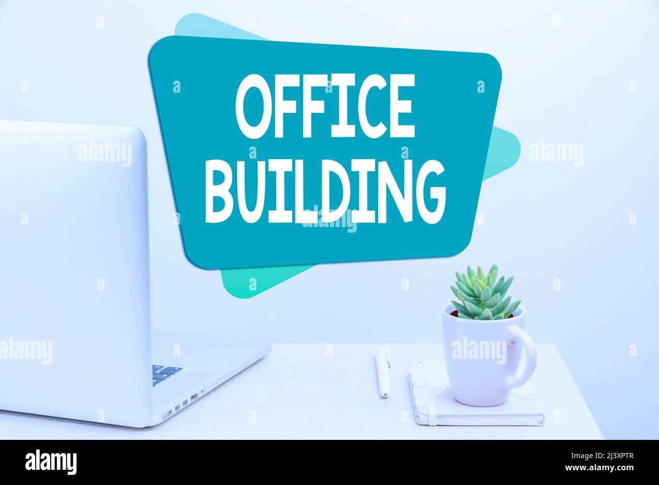 Sign displaying Office Building. Word Written on Commercial buildings ...