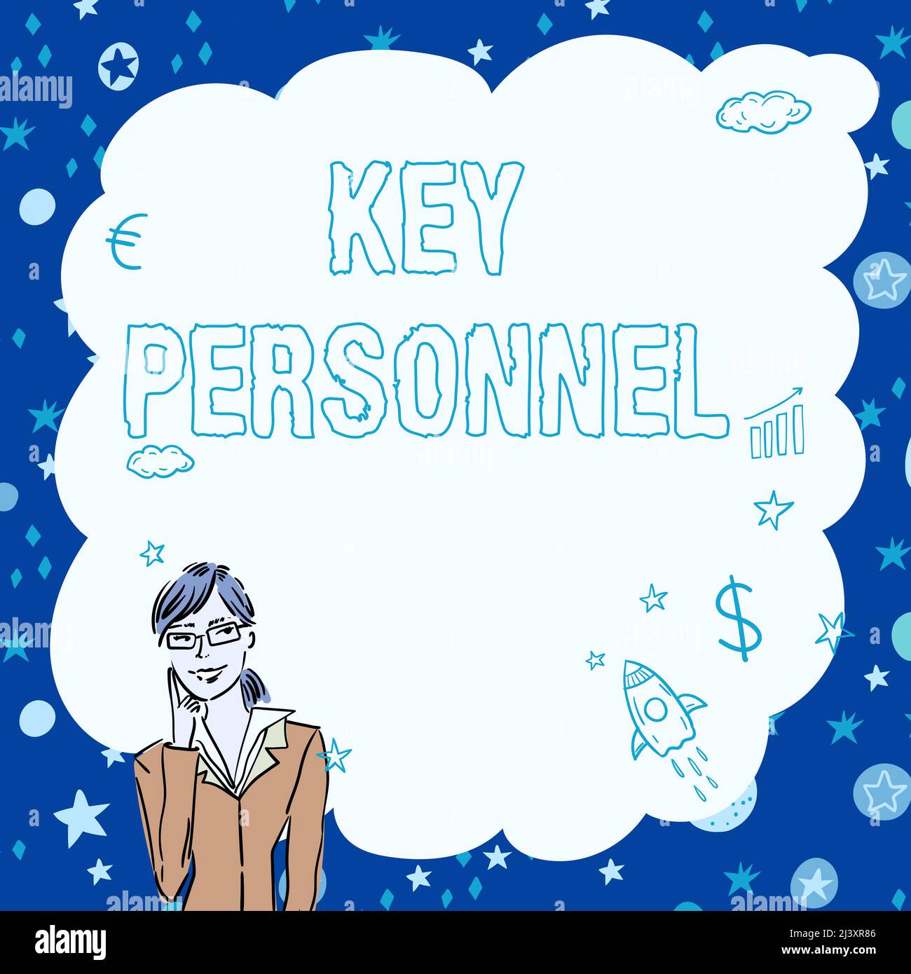 Conceptual display Key Personnel. Business concept Program Directors ...