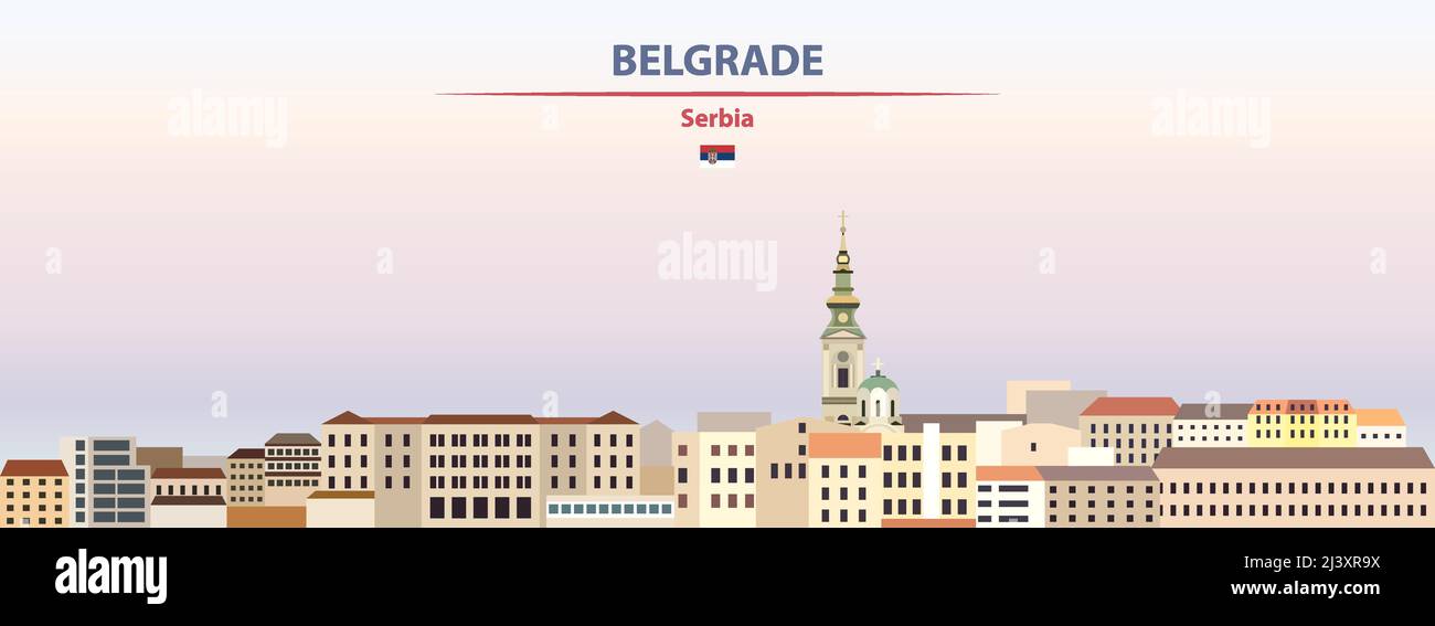 Belgrade city street Stock Vector Images - Alamy
