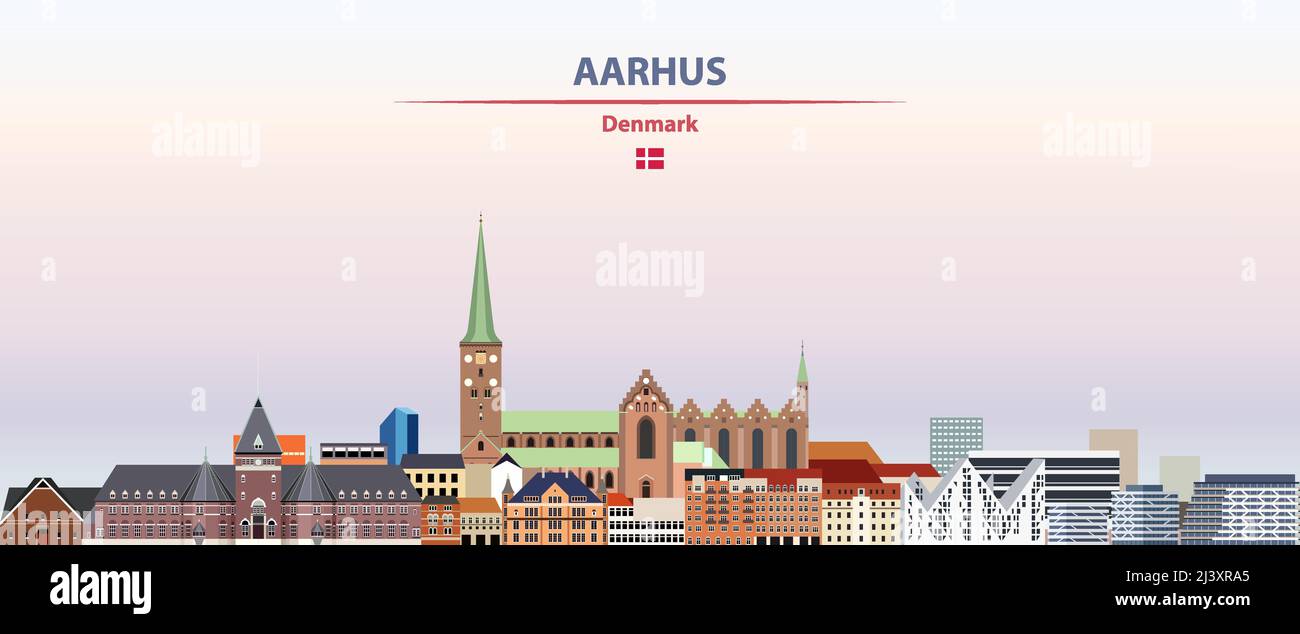 Aarhus city tower Stock Vector Images - Alamy