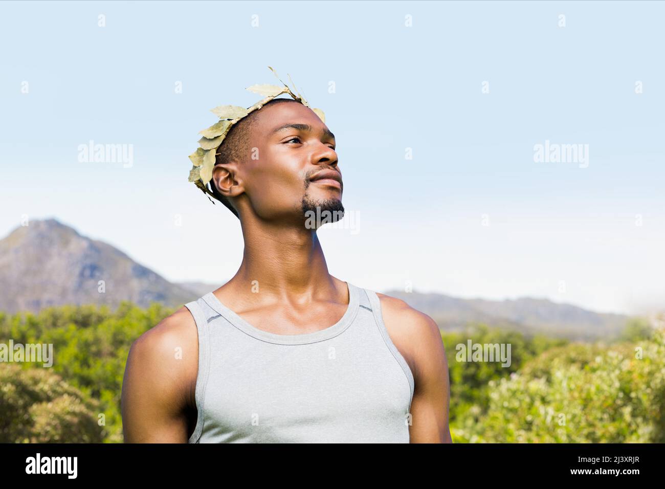 African man wearing tiara hi-res stock photography and images - Alamy