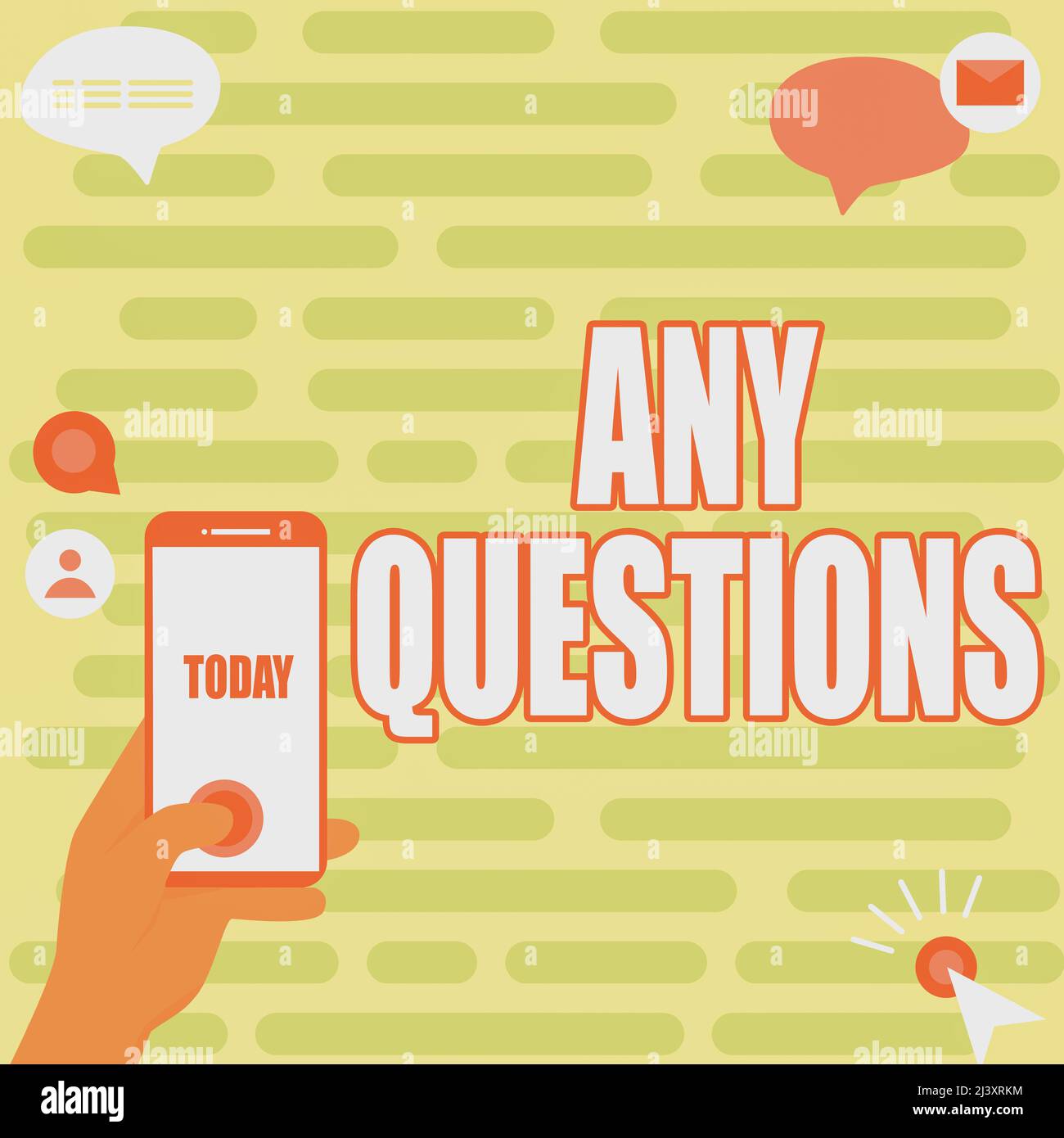 Inspiration showing sign Any Questions. Conceptual photo Clueless Blank ...