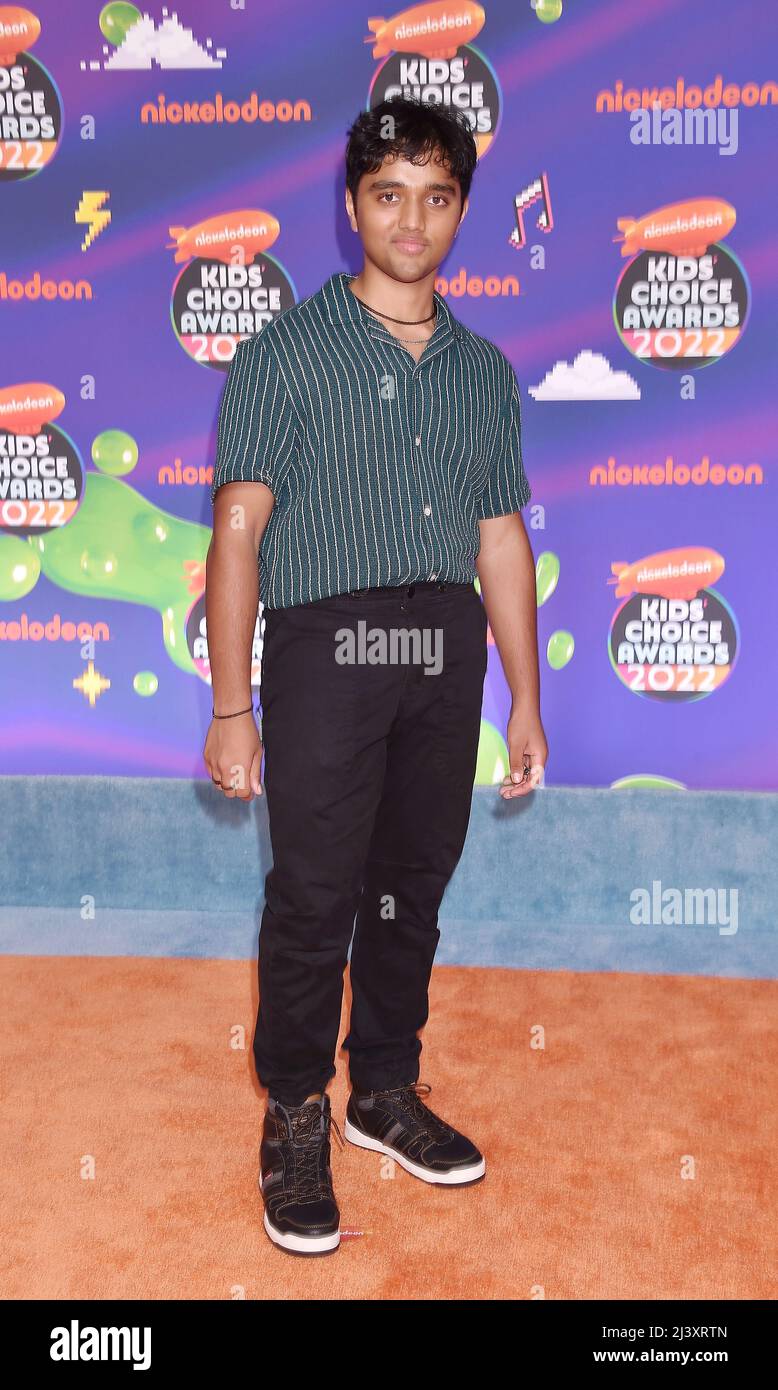SANTA MONICA, CA - APRIL 09: Arjun Athalye attends the 2022 Nickelodeon ...