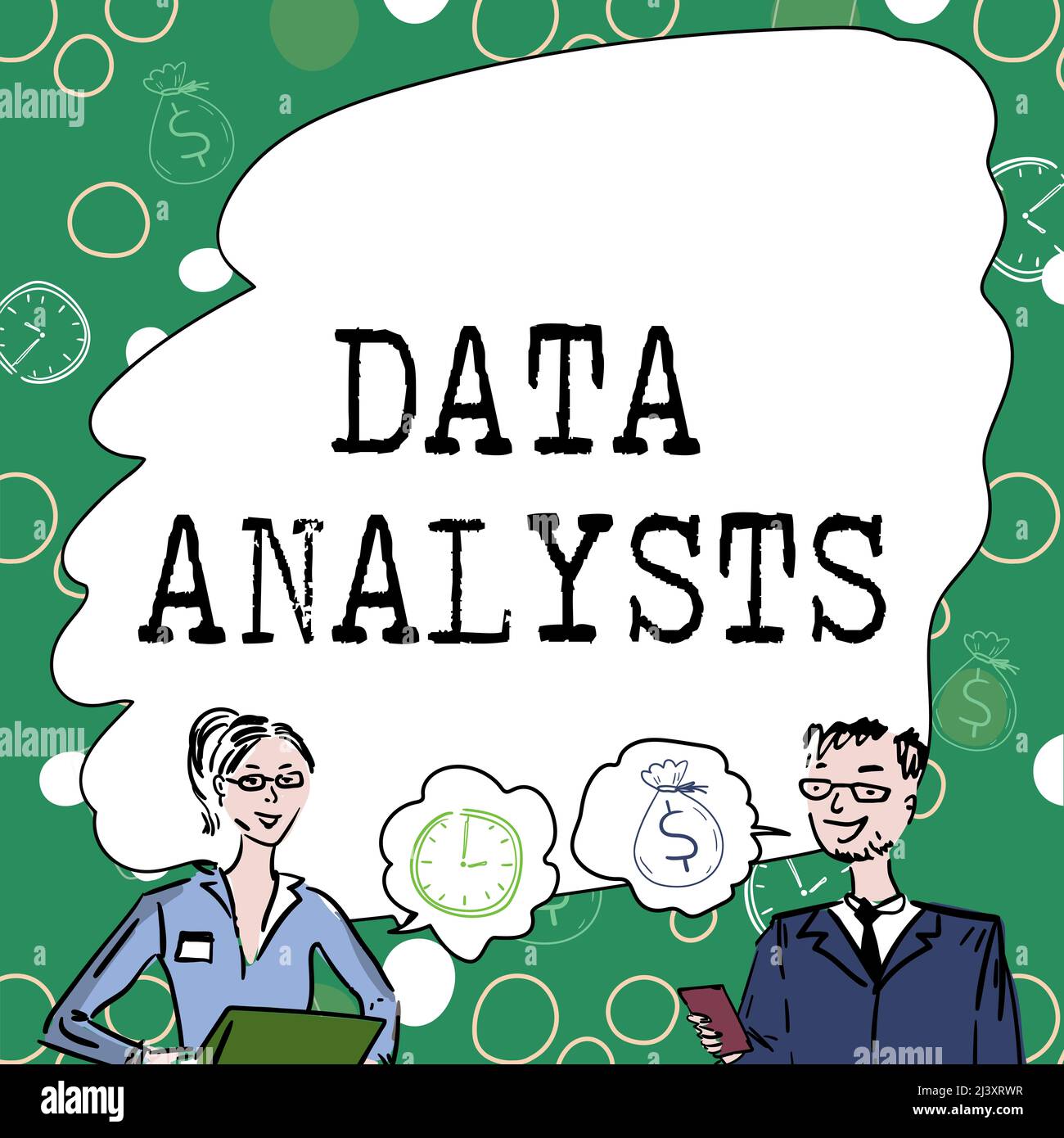Text Showing Inspiration Data Analysts Word Written On Programmer Design And Create Report