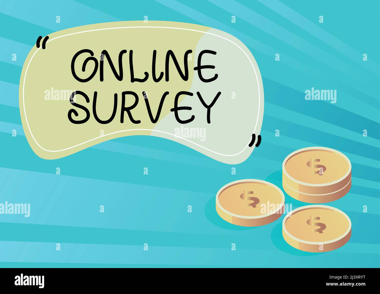 Writing displaying text Online Survey. Concept meaning Reappraisal ...