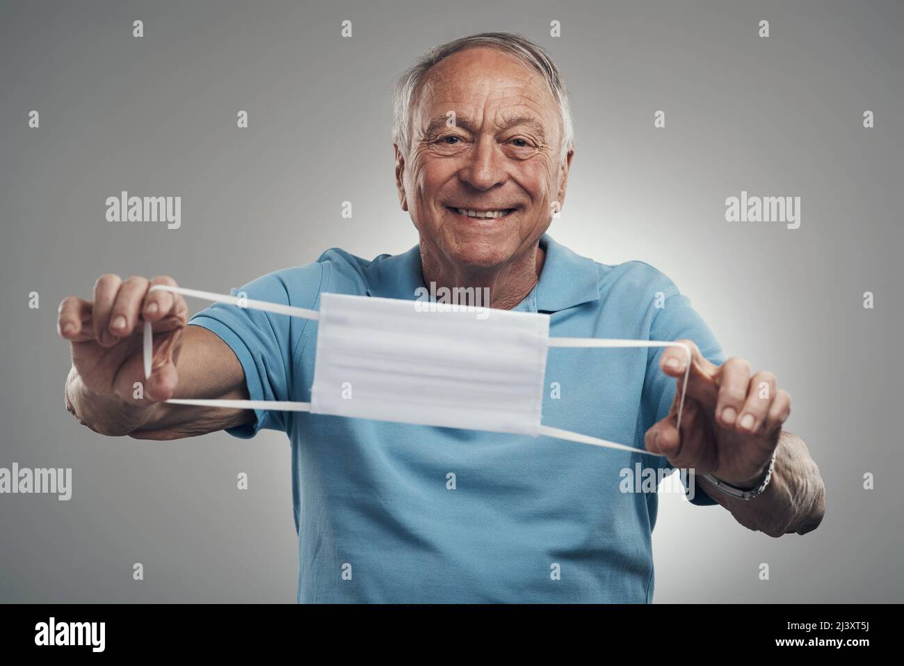 Elderly people protect health in hi-res stock photography and images ...