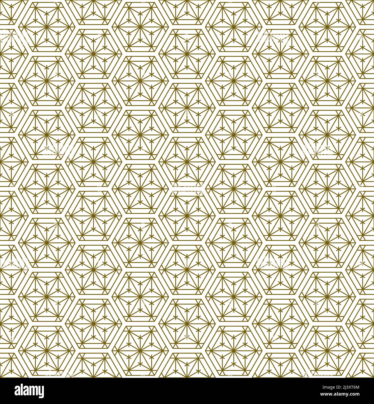 A seamless pattern based on elements of the traditional Japanese craft ...