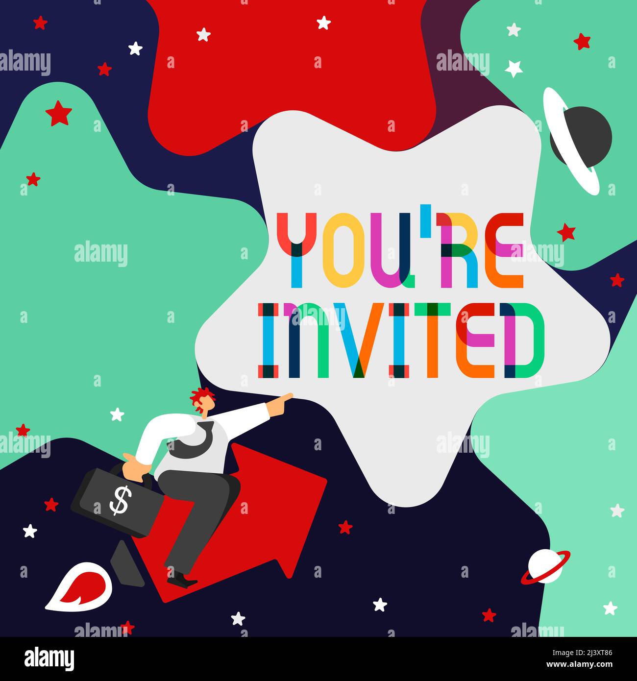 Writing displaying text You Re Invited. Business approach Please join ...