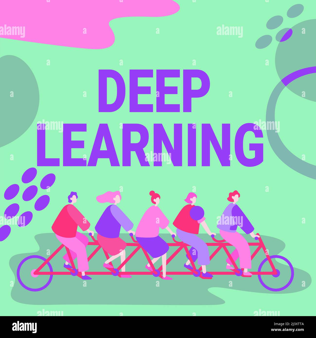 Text sign showing Deep Learning. Business showcase Hierarchical ...