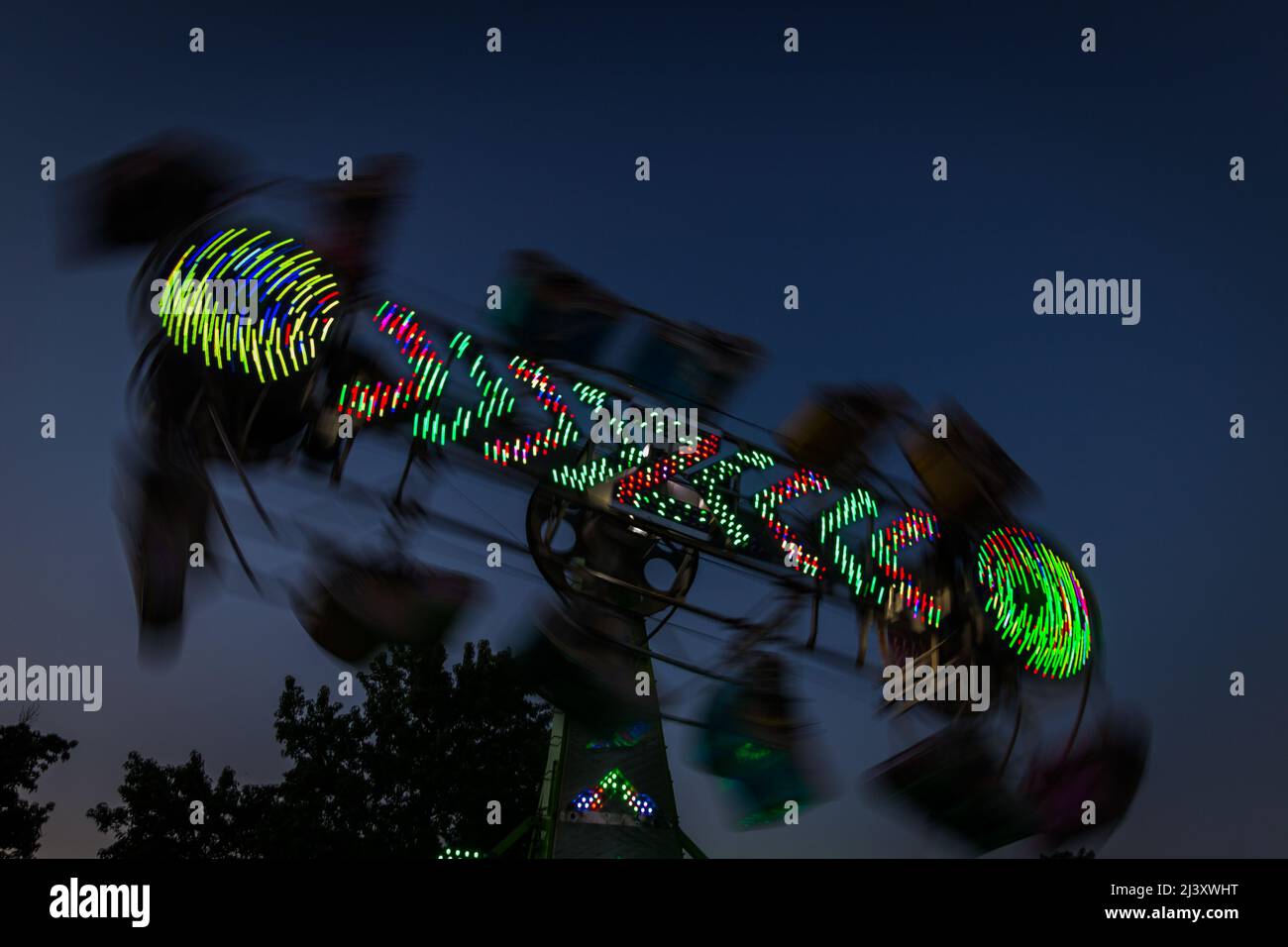 Zipper carnival ride hi-res stock photography and images - Alamy