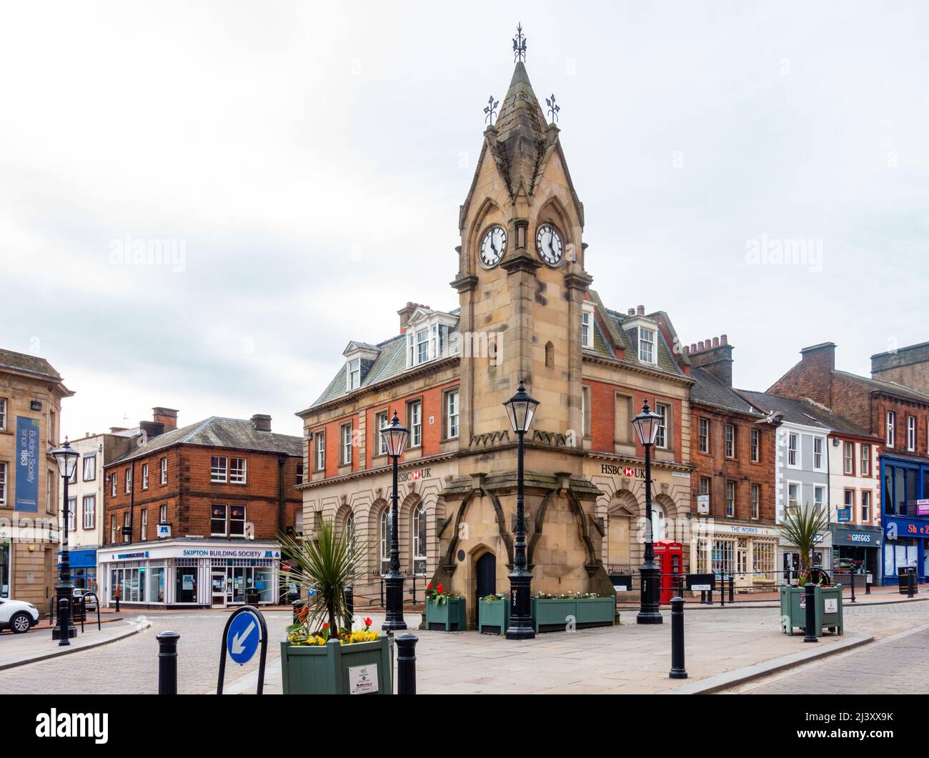 Market square clock tower hi-res stock photography and images - Alamy
