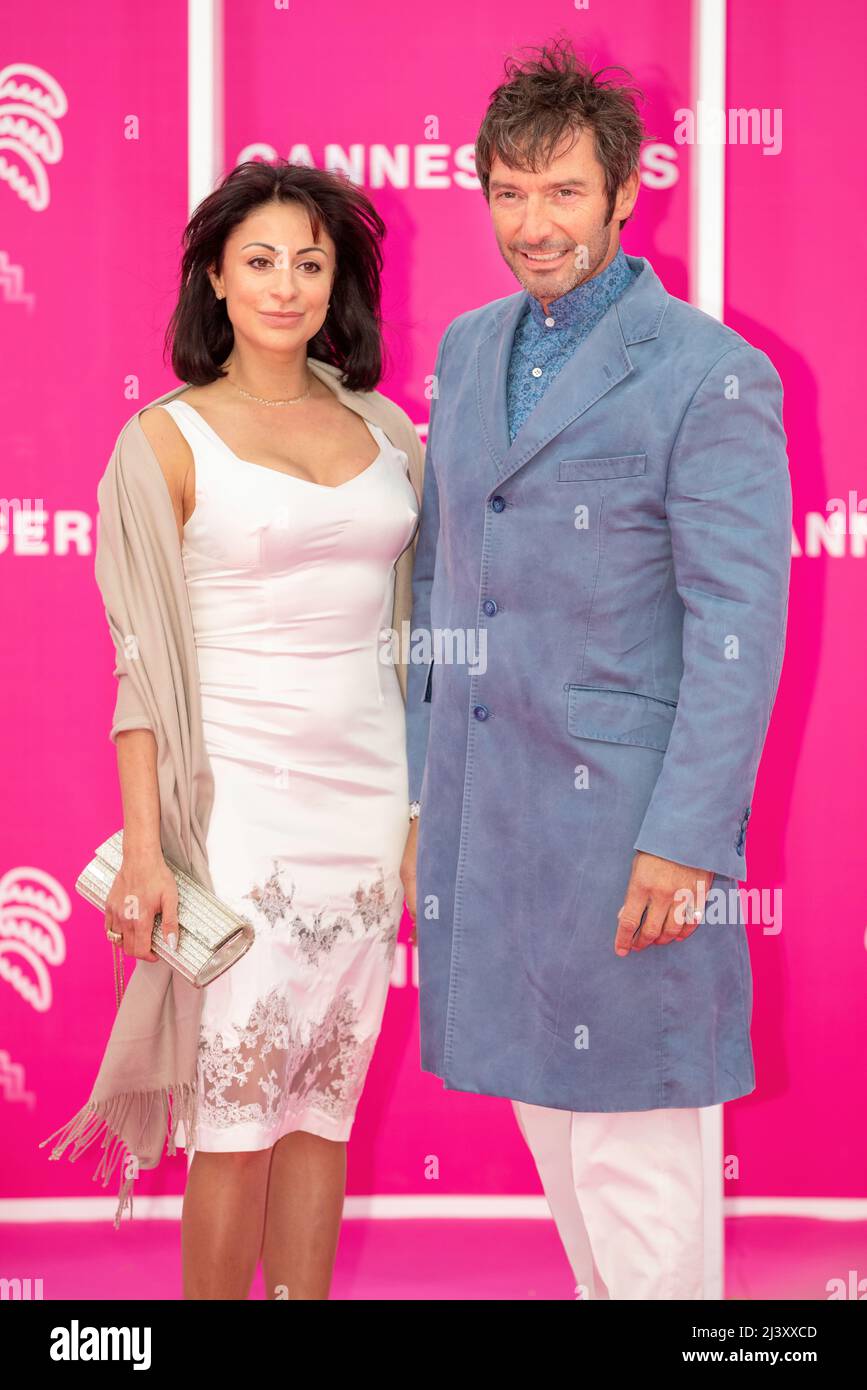 CANNES, FRANCE - APRIL 01: Hélène Sémonin and Franck Sémonin attend the ...