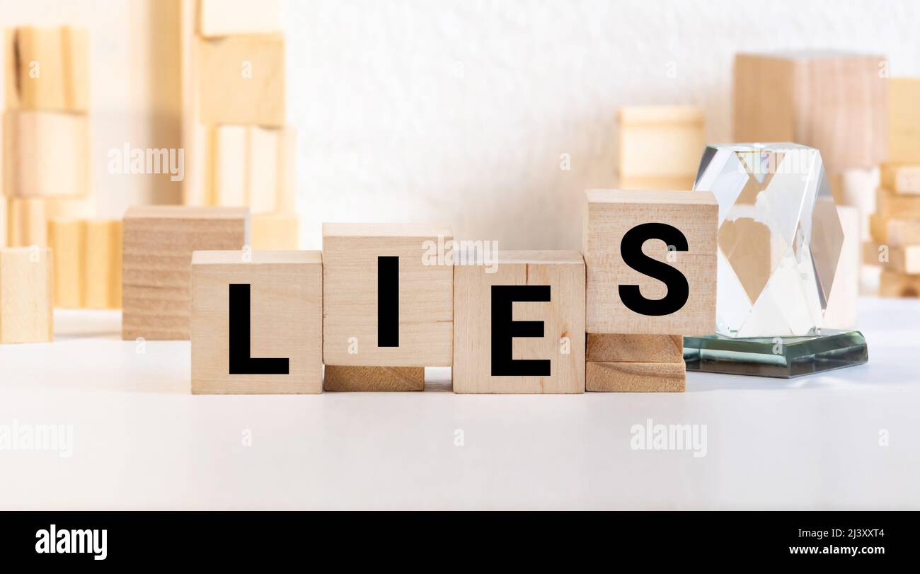 word made with building blocks isolated on white Stock Photo - Alamy