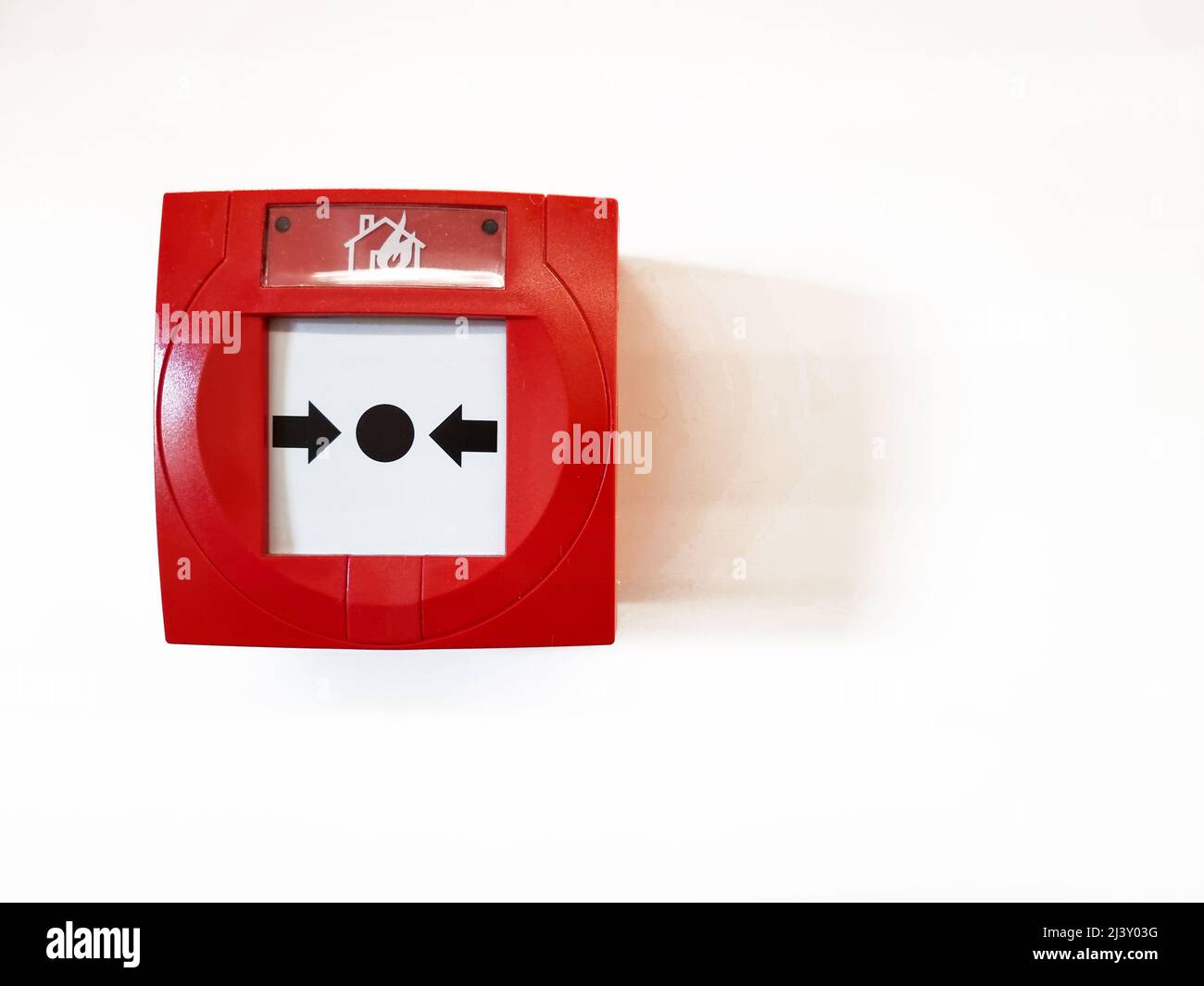 Switch to activate the fire alarm in a building Stock Photo - Alamy