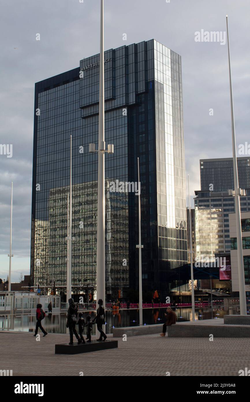 The Hyatt Regency Centenary Square, Birmingham England UK Stock Photo ...