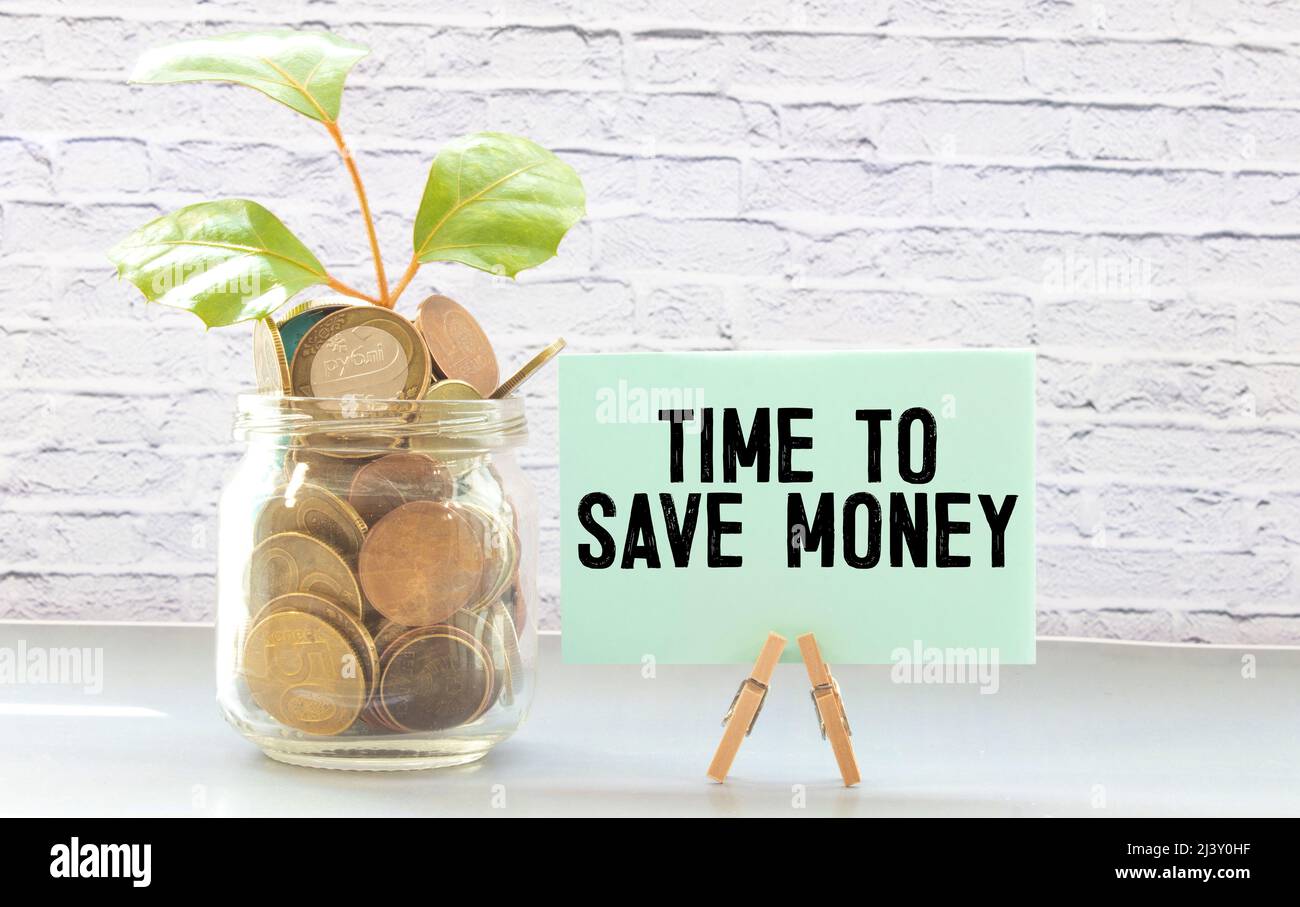 Time to Save Money concept Stock Photo - Alamy