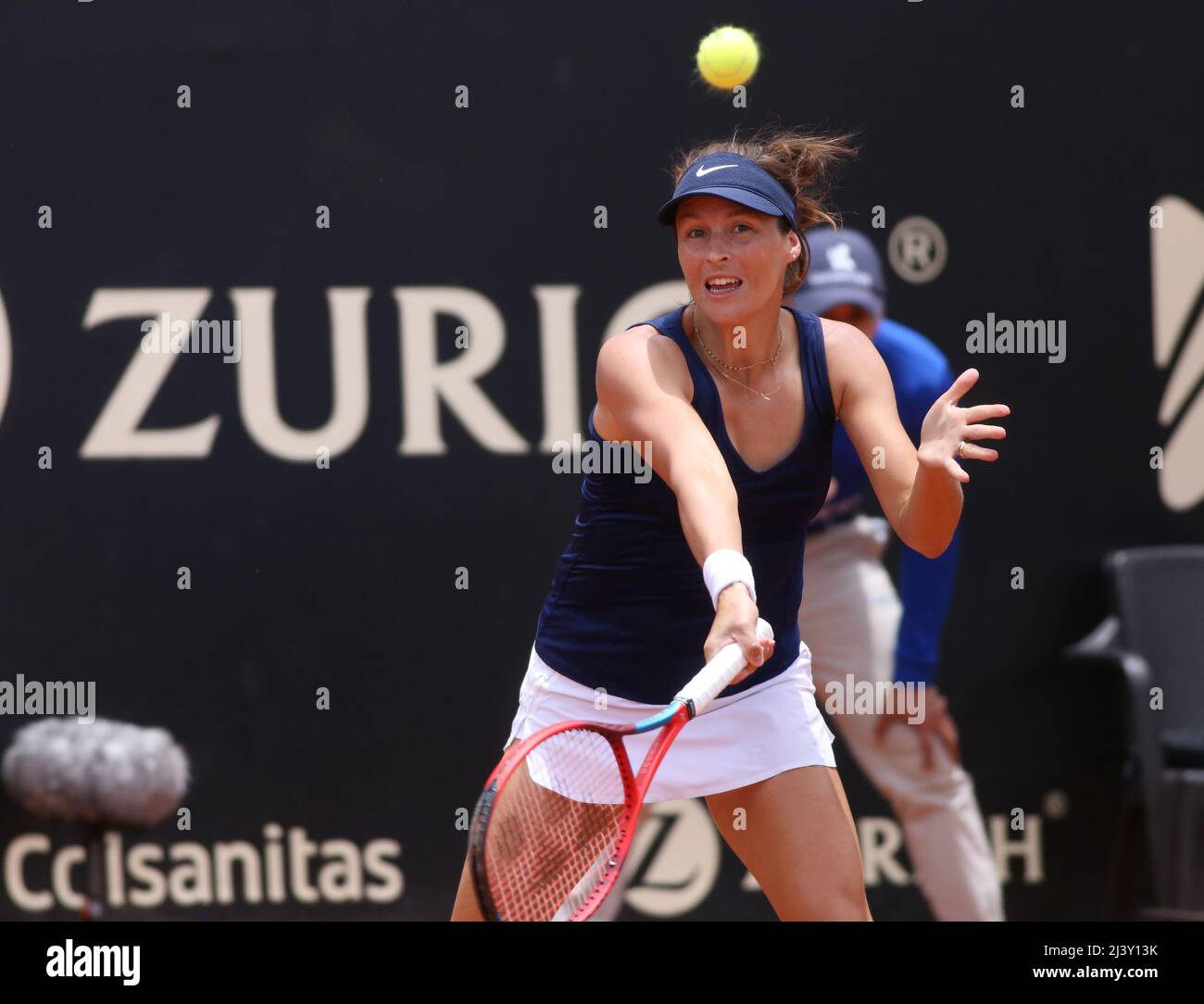 Bogota, Colombia. 6th Apr, 2022. Tatjana Maria of Germany wins her ...