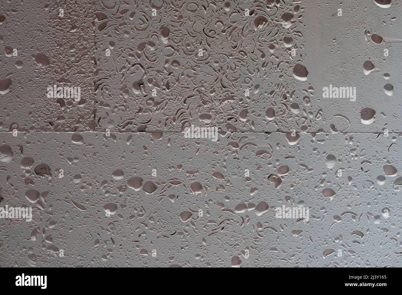 Textured wall lined with shell rock tiles Stock Photo - Alamy