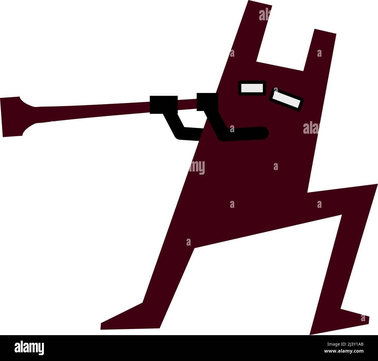 Trumpet new orleans Stock Vector Images - Alamy