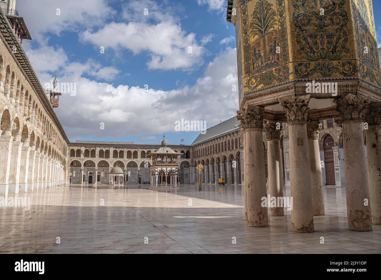 Grand Mosque, Umayyad mosque, Damascus, Syria Stock Photo - Alamy