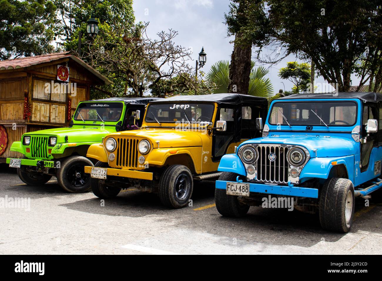 Jeep willys salento quindio colombia hi-res stock photography and ...
