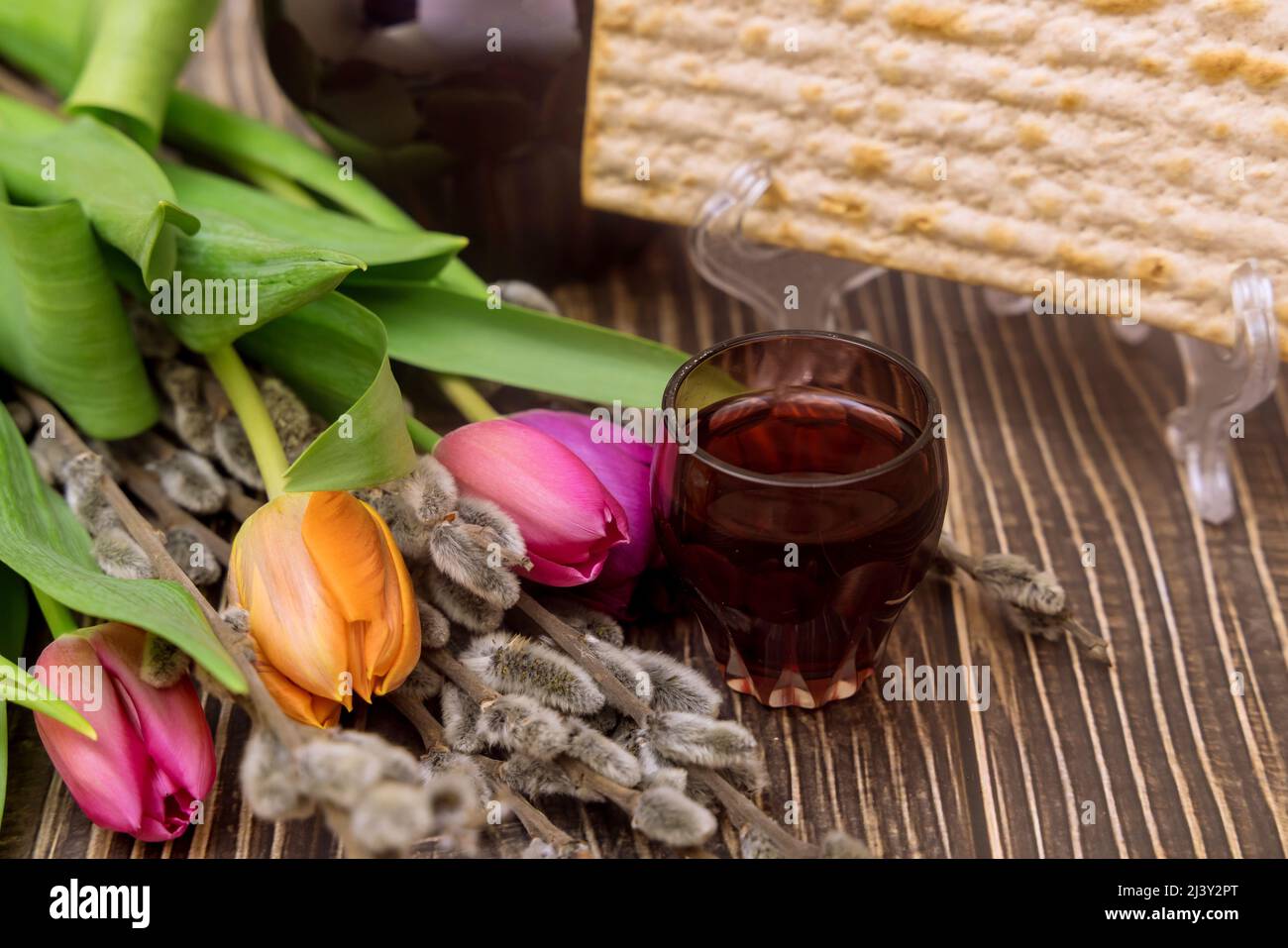 Jewish traditional the ceremony ritual for Passover holiday celebration ...