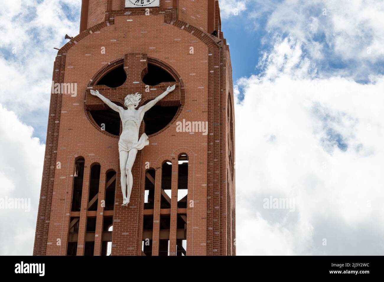 QUIMBAYA, COLOMBIA - JULY 2021. Temple of Jesus, Mary and Joseph ...