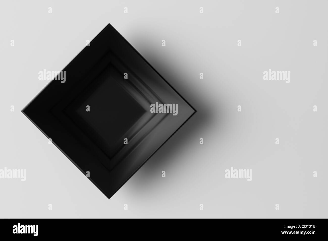 Square black plate is not a white background. Stone plate in the shape ...