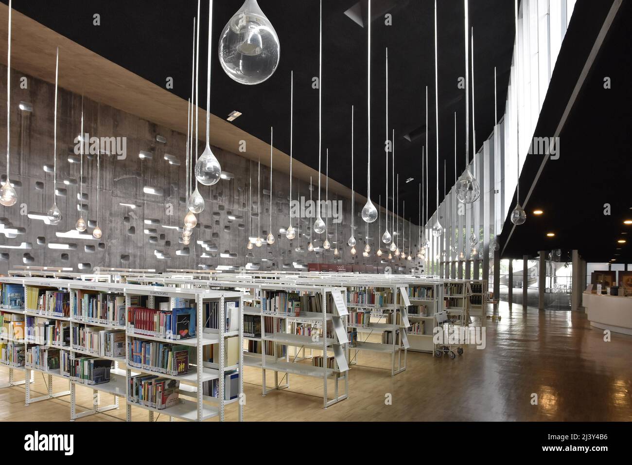 TEA Tenerife Espacio de las Artes, modern library interior designed by ...