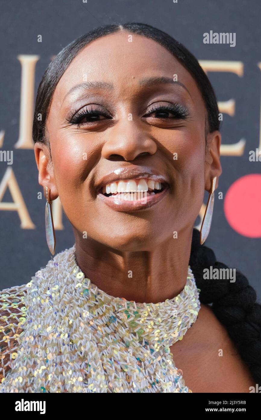 London, UK. 10th Apr, 2022. Beverley Knight MBE attends the The Olivier ...