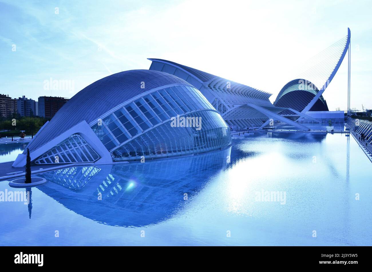 City of Arts and Sciences, modern architectural complex designed by ...