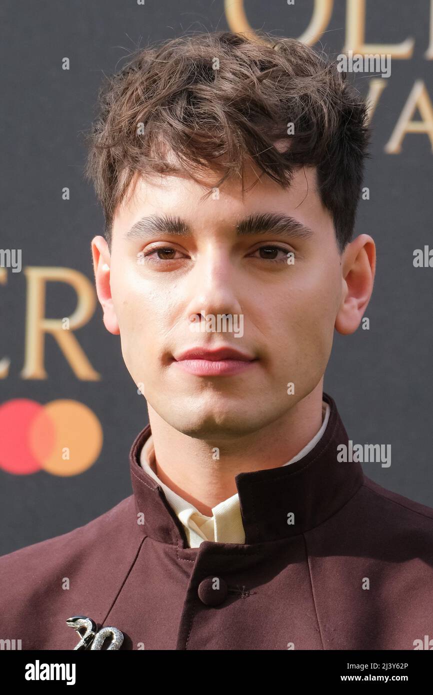 London, UK. 10th Apr, 2022. Max Harwood attends the The Olivier Awards ...