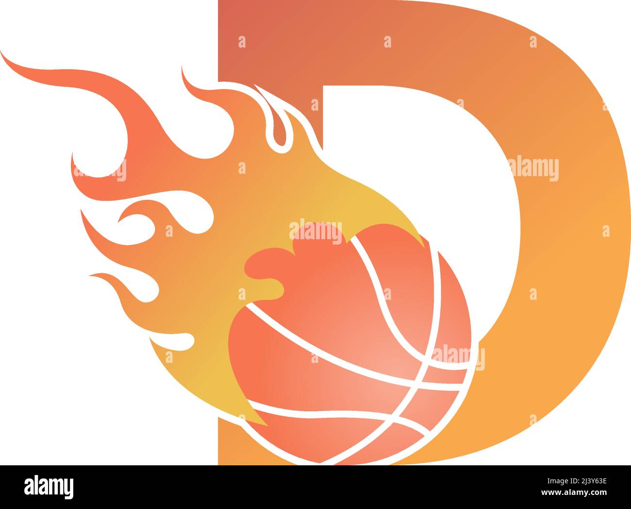 One on one on the basketball court Stock Vector Images - Alamy